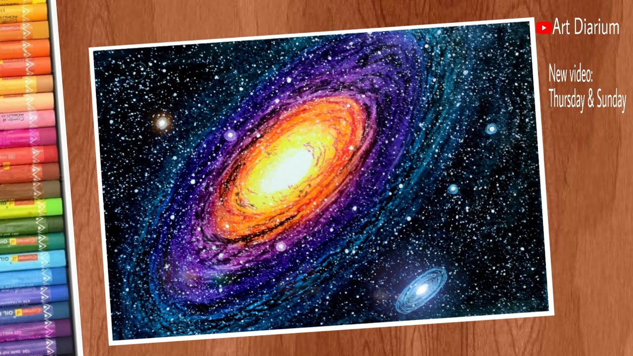 Oil Pastels Space Drawing Ideas Peacora Deluxe 145 Piece Unicorn Art