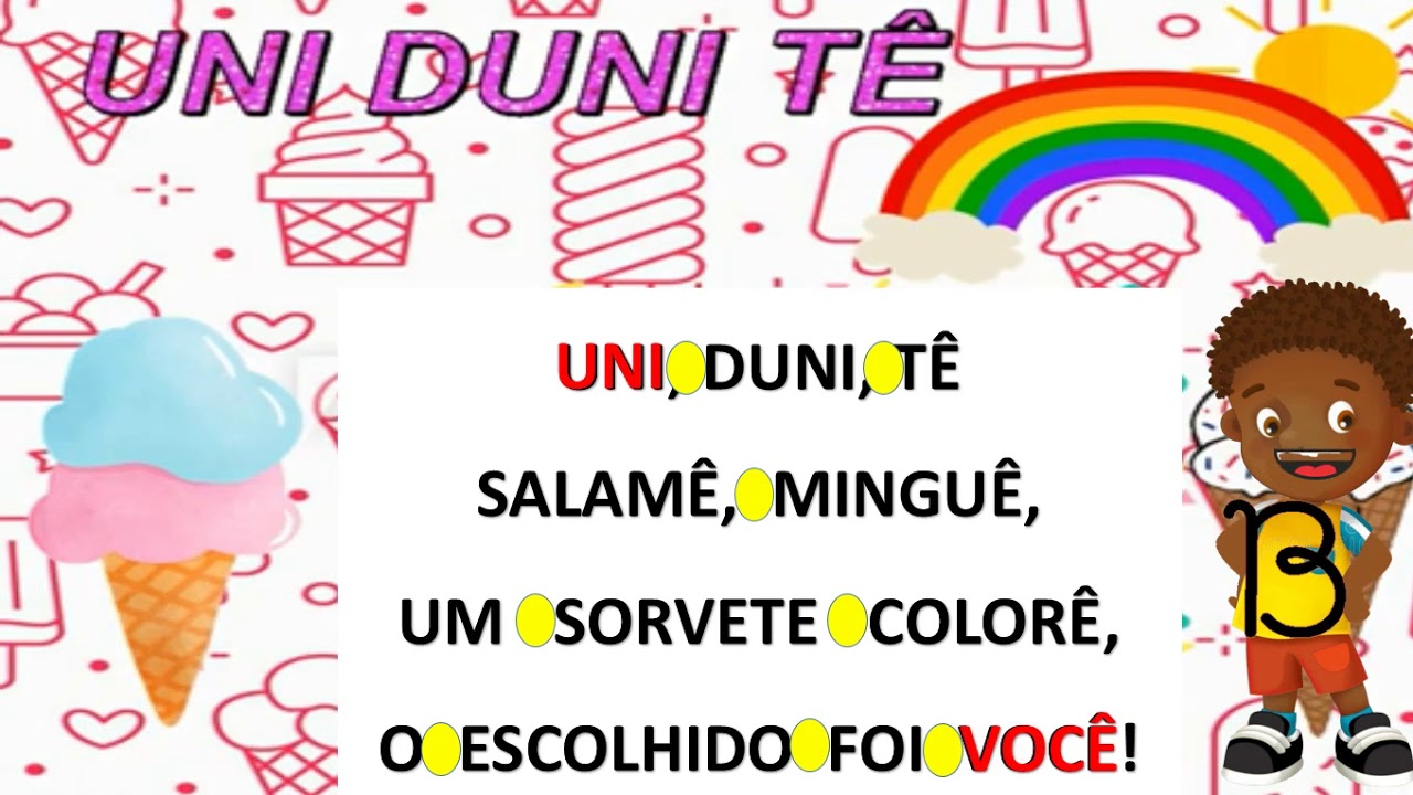 Parlenda Uni Duni Te Fdplearn
