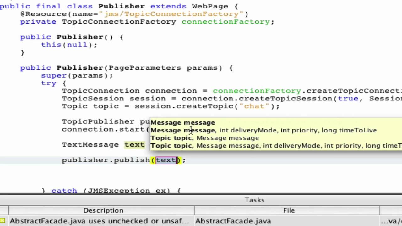 Message Beans Jee Tutorial Youtube