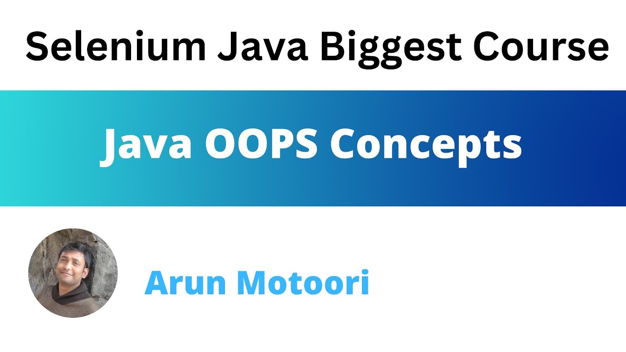 Java Oops Concepts Youtube