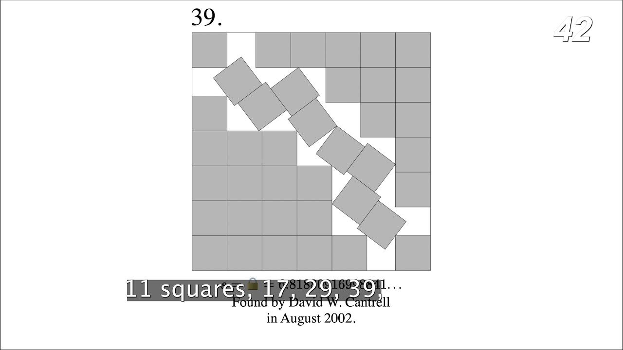 Square Packing Is Weird Youtube