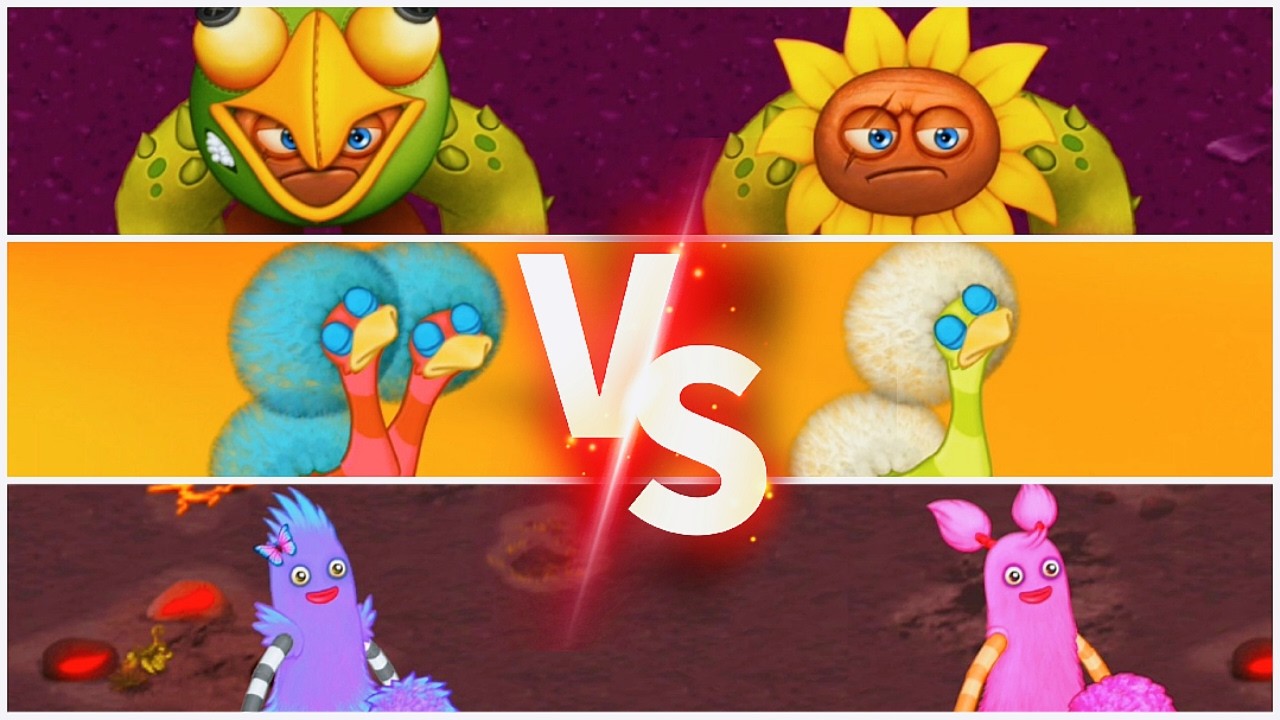 My Singing Monsters Comparison 4k Duets Msm Youtube