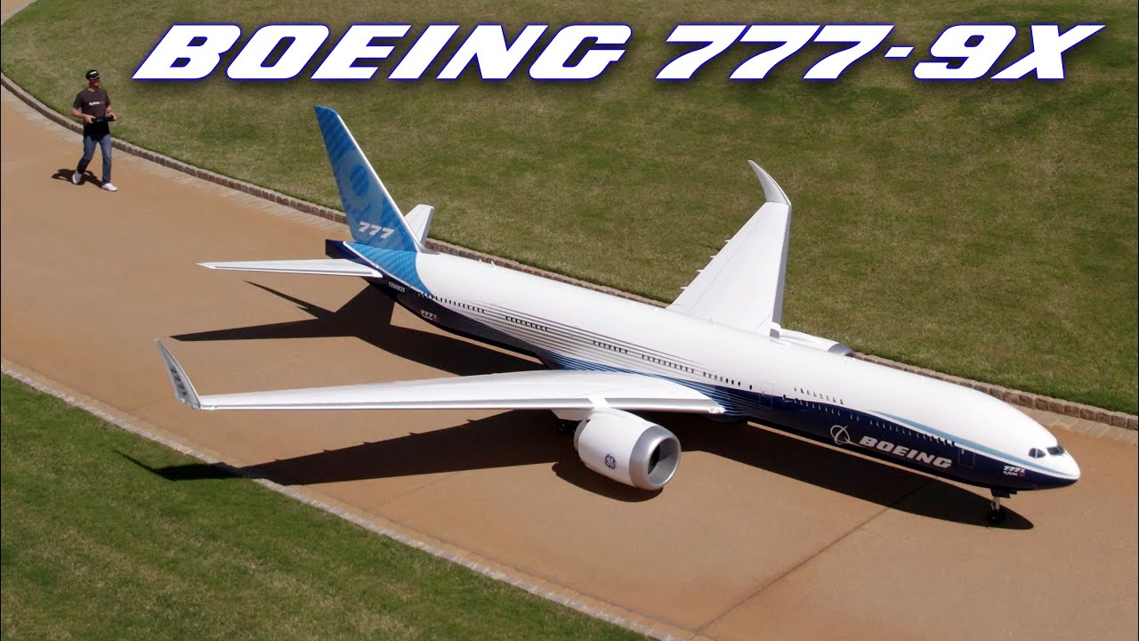 Watch The World S Largest R C Boeing 777x Take Flight