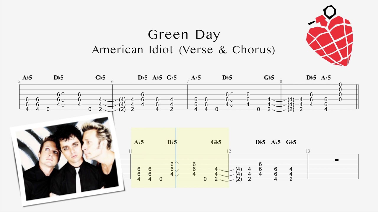 American Idiot Guitar Chords