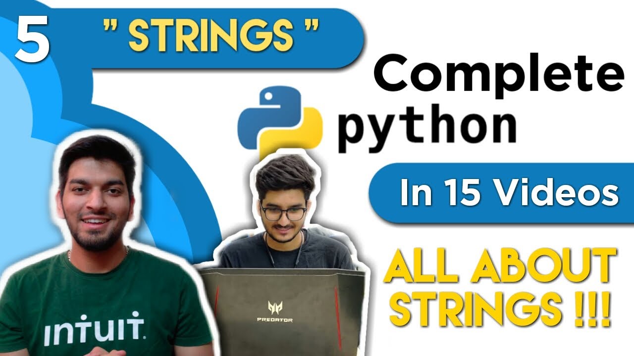 Part 5 Python In 15 Videos Strings In Python Slicing Count