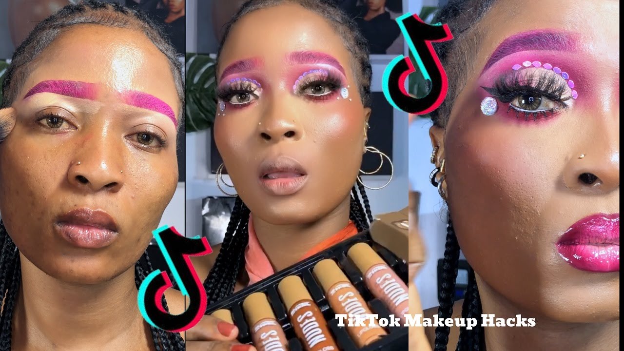 Tiktok Makeup Tutorial Compilations 5 Youtube