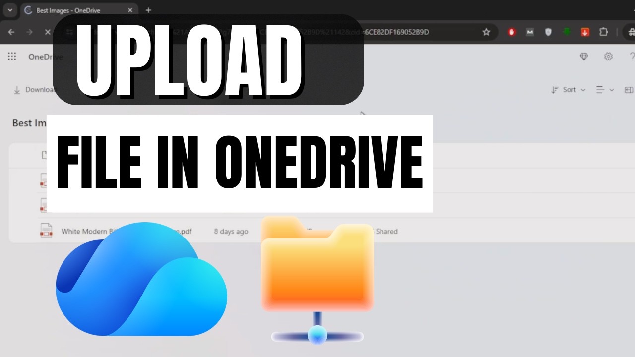 How To Upload File In Onedrive And Shared Link Youtube