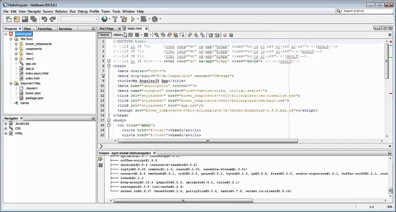 Configure Java Panel