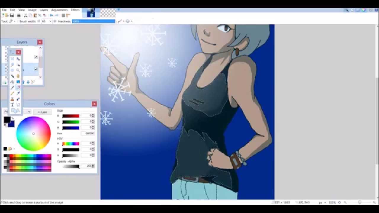 Original Character Speedpaint Silver Youtube