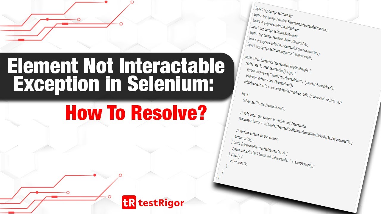 Element Not Interactable Exception In Selenium How To Resolve Youtube