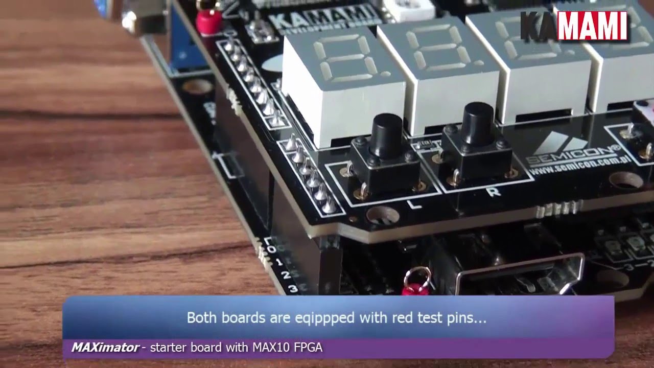 Altera Max10 Fpga Maximator Unboxing Of Starter Board Youtube