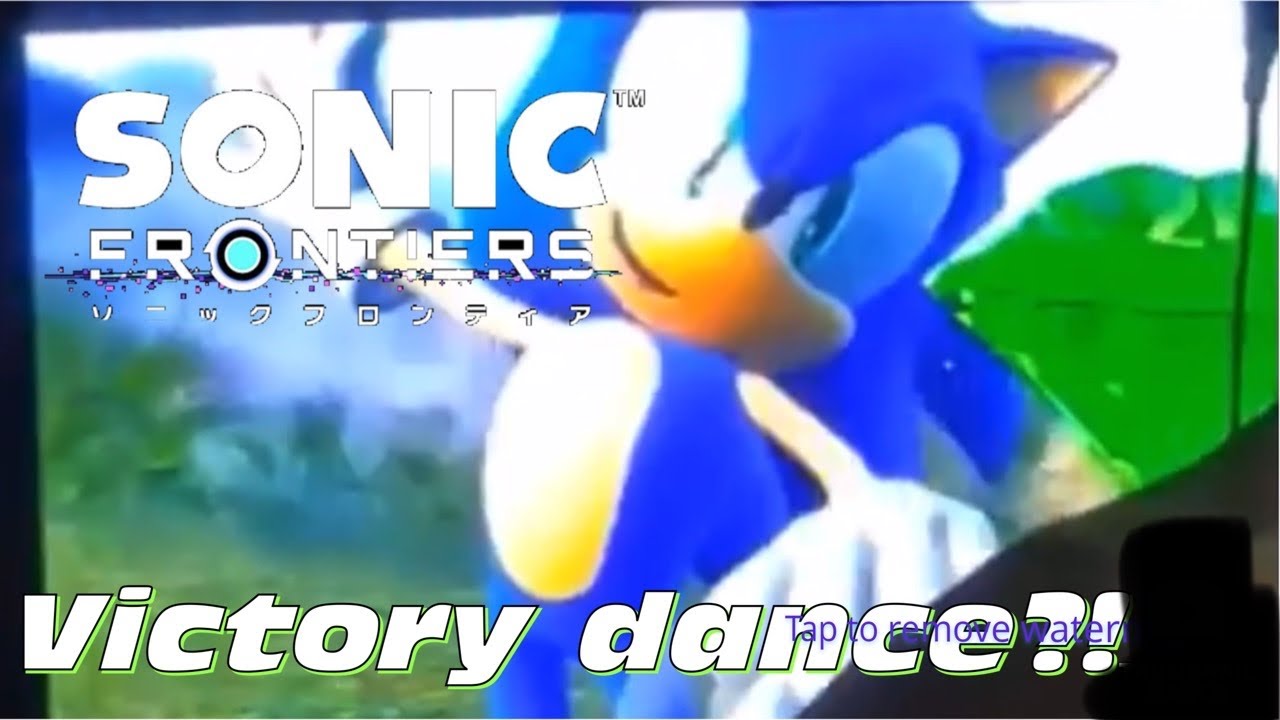 Sonic Frontiers Victory Dance Sonic Frontiers Egx Demo Youtube