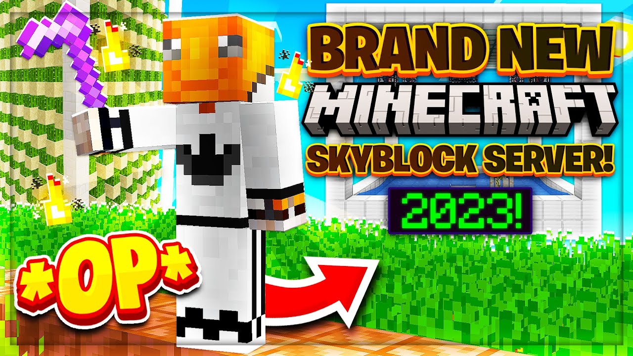 Brand New Minecraft Skyblock Server 2023 Minecraft Skyblock Server