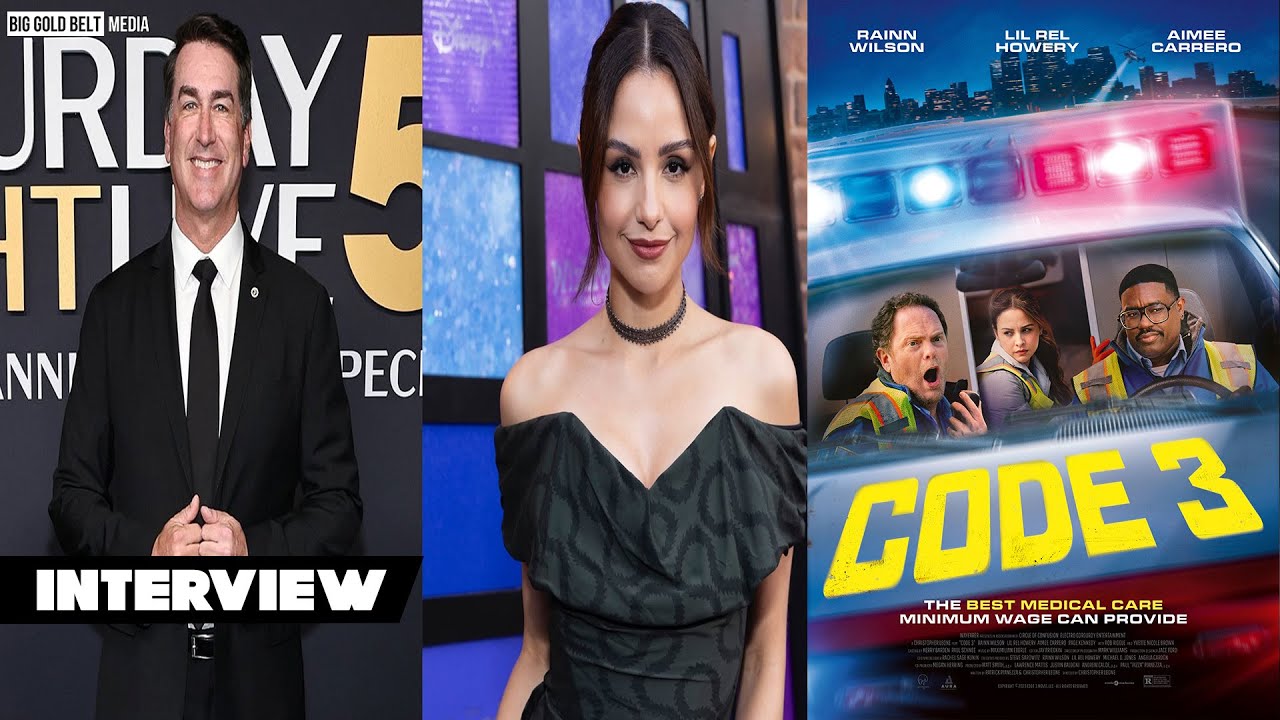 Rob Riggle Aimee Carrero Interview Code 3 Movie Youtube