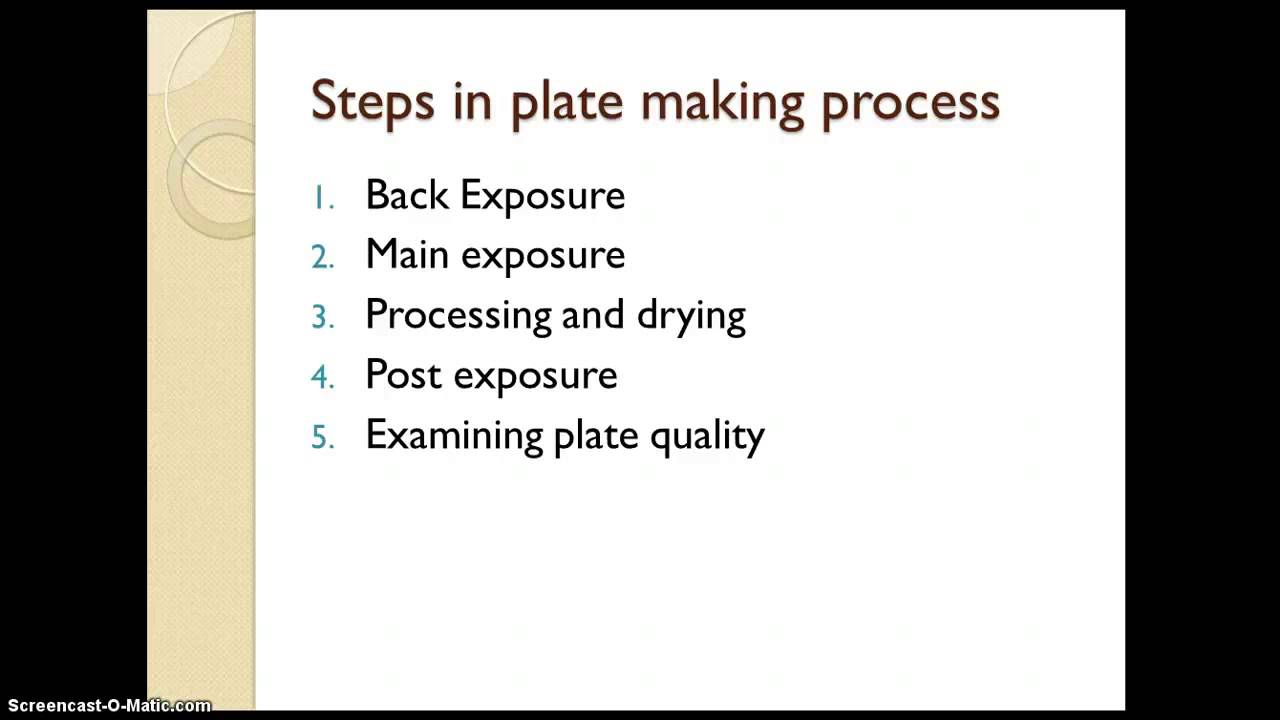 Flexography Plate Making Youtube