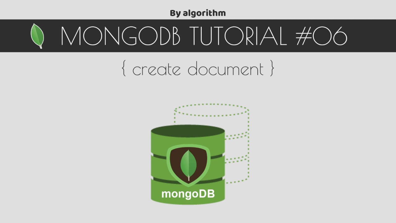 Mongodb Tutorial 06 Create Document Youtube