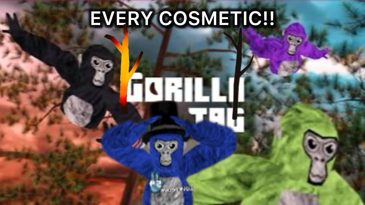How To Get Every Cosmetic In Gorilla Tag Outdated Now Youtube