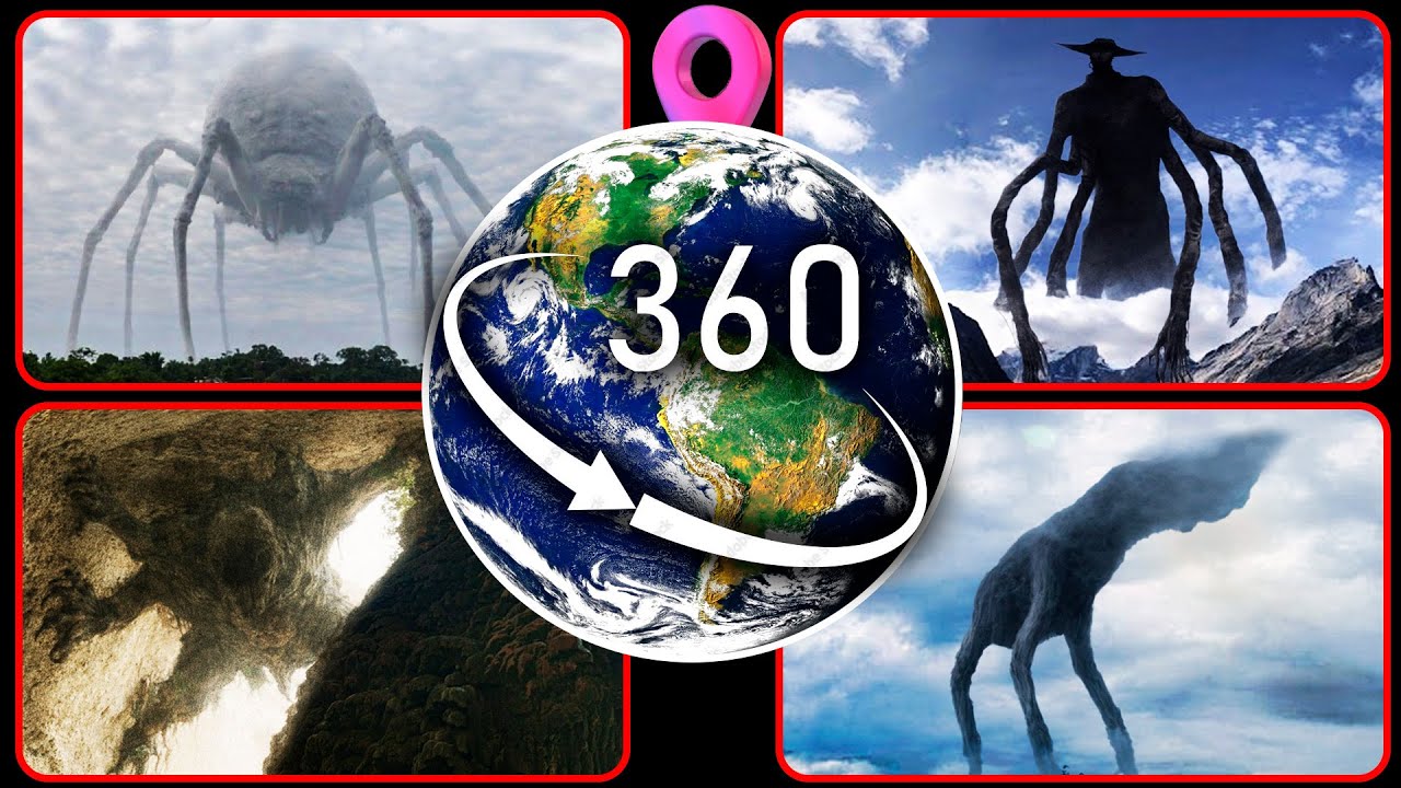 Top 4 Giant Terrifying Creatures Spotted On Google Earth Vr 360