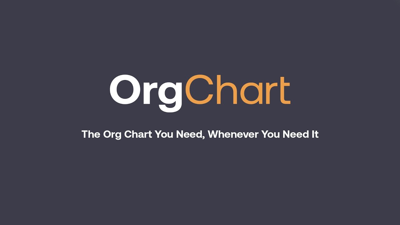 Orgchart 30 Sec Intro Youtube