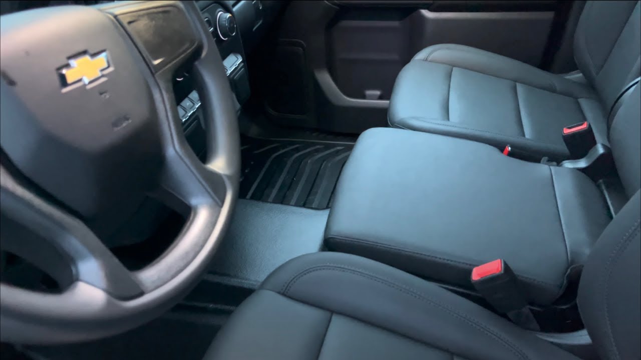 2023 Chevrolet Silverado 1500 Jet Black Vinyl Seat Trim Youtube