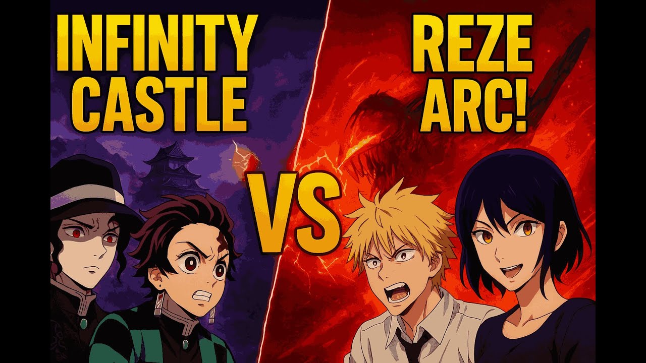 Demon Slayer Infinity Castle Arc Chainsaw Man Reze Arc Explained
