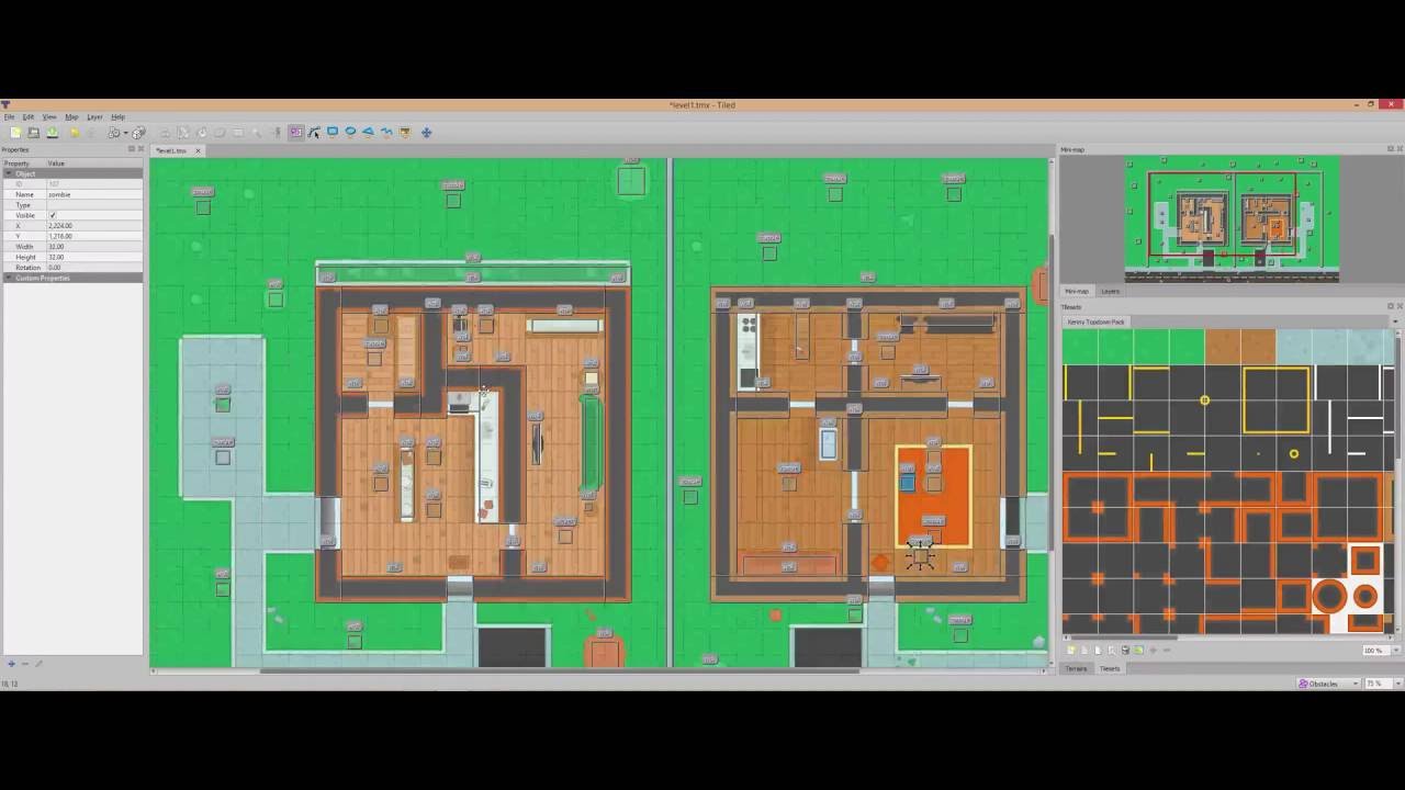 First Map Using Tiled Python Pygame Youtube