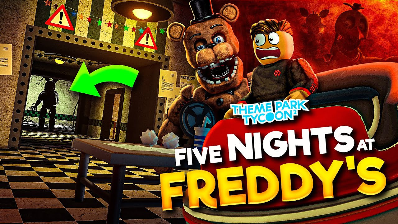 Building A Five Nights At Freddy S Ride Theme Park Tycoon 2 Youtube