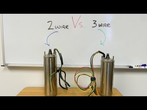 2 Wire Vs 3 Wire Well Pump Motors Youtube