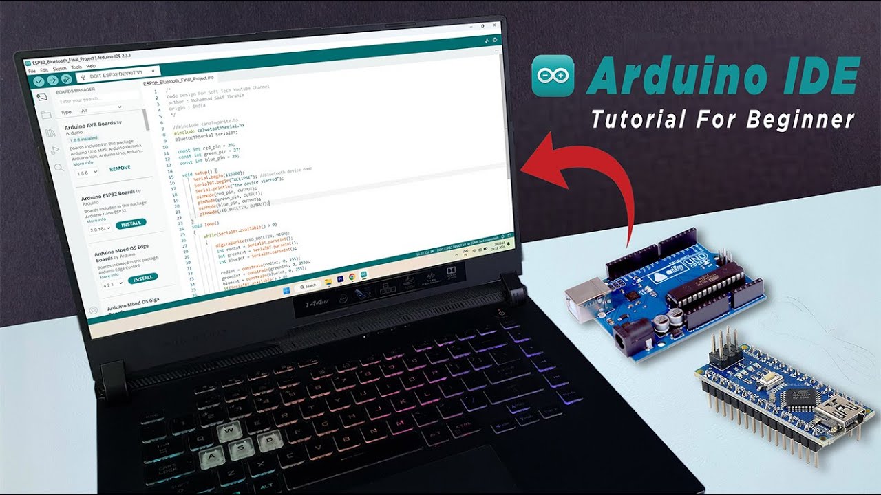 Arduino Ide For Beginners Step By Step Installation And Programming