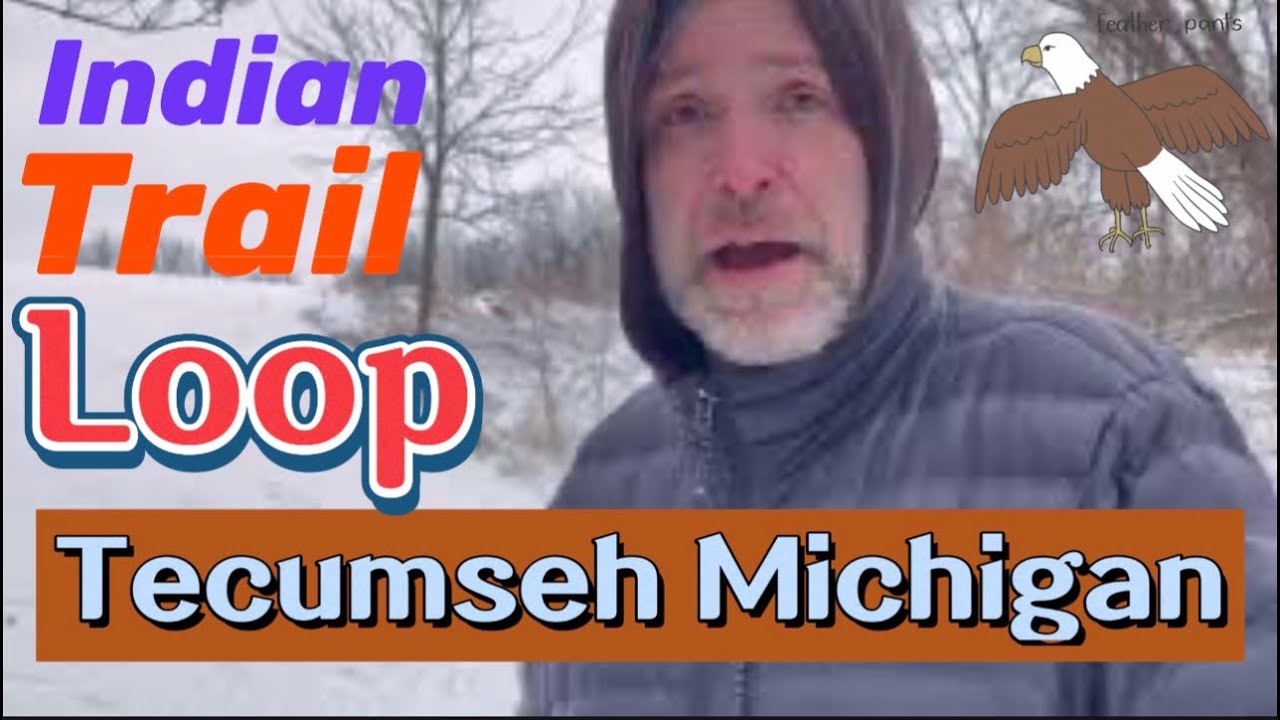 Winter Hike Tecumseh Michigan Indian Crossing Trails Park Loop Youtube
