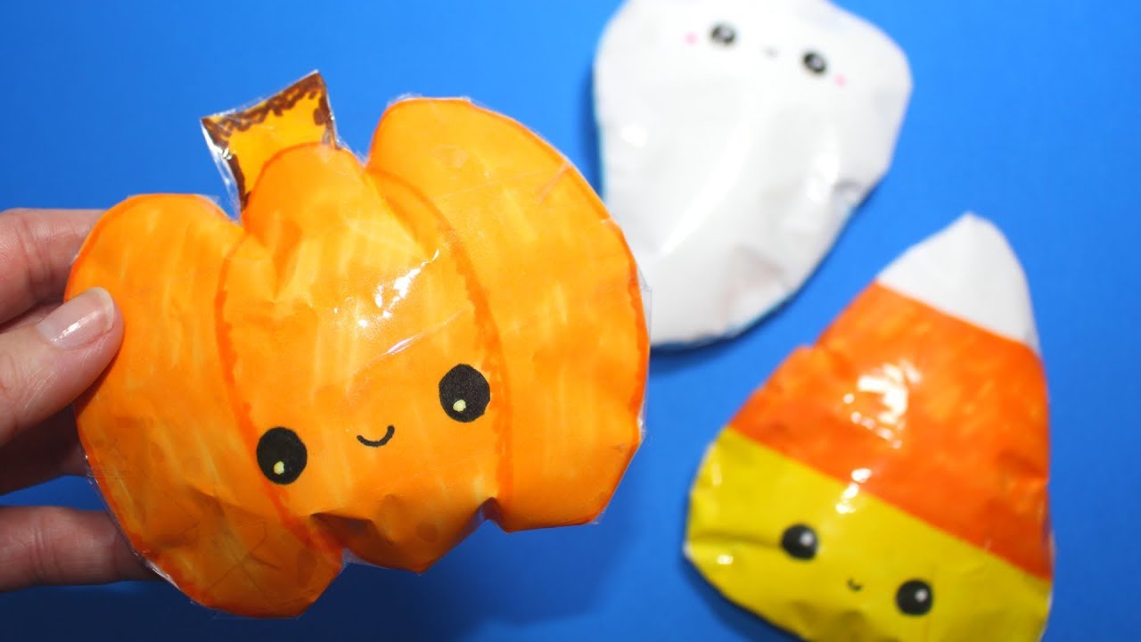 Halloween Paper Squishies Kawaii Halloween Squishy Youtube