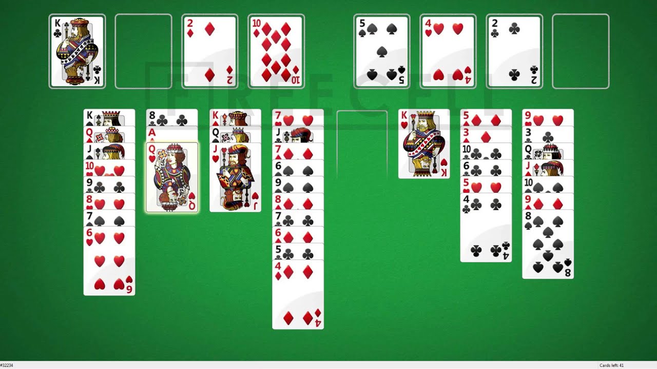 Freecell Green Felt