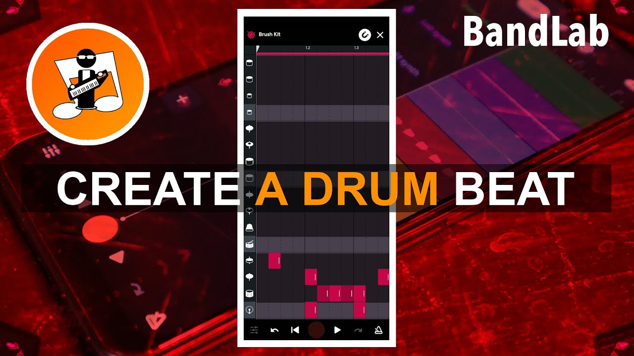 How To Create Your Own Awesome Drum Beat In Bandlab Youtube