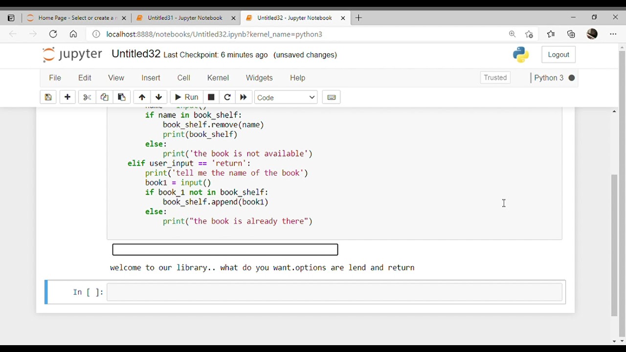 Simple Library System In Python Youtube