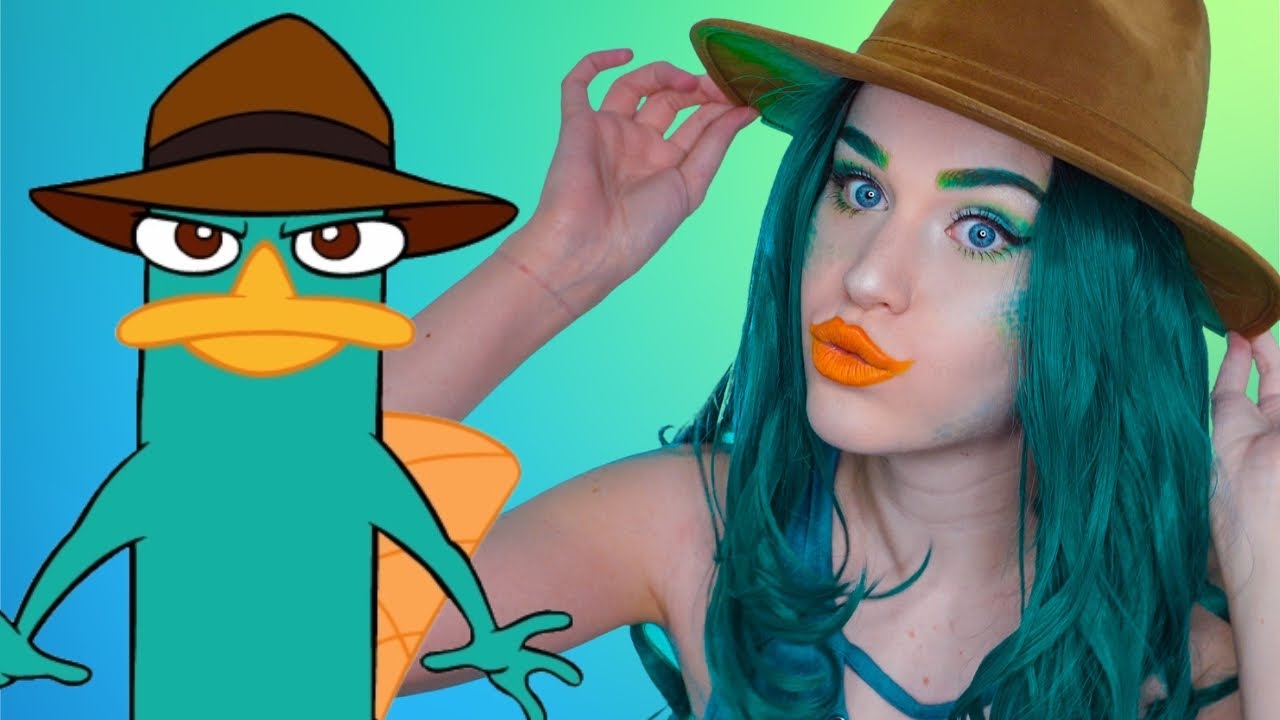 Perry The Platypus As A Girl Phineas And Ferb Candace Flynn Perry The