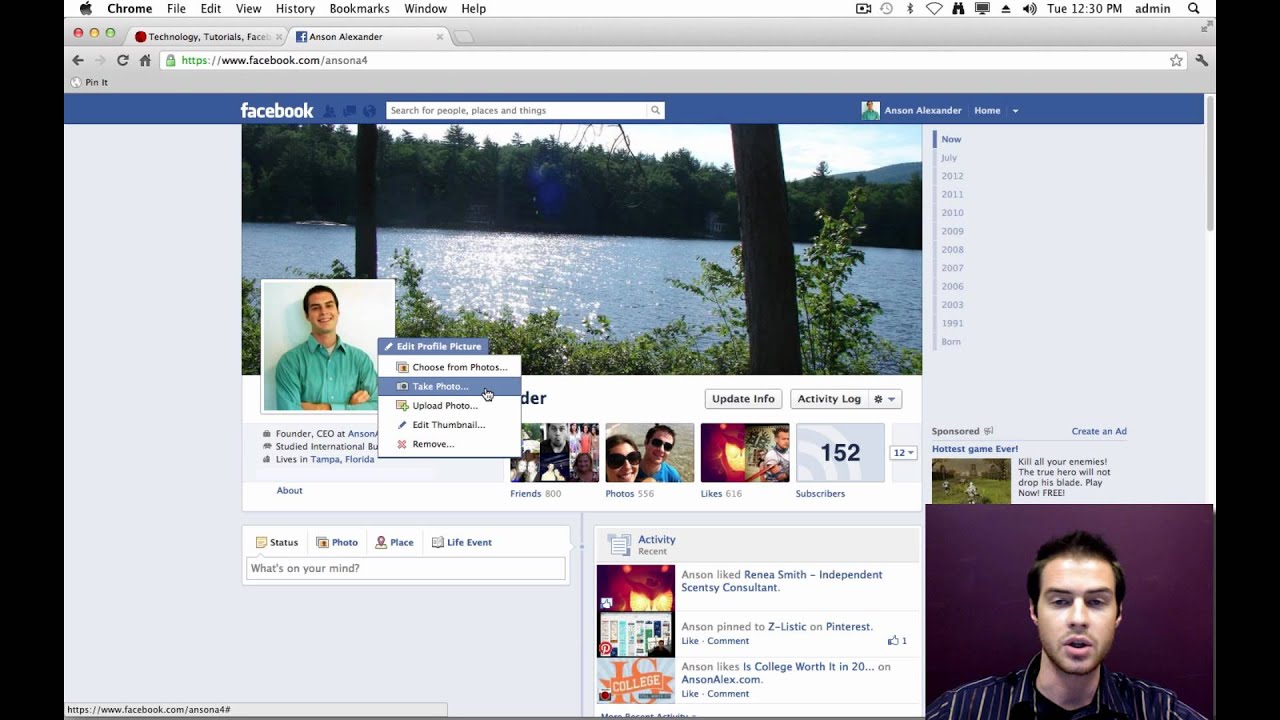 Cool Facebook Profile Timeline