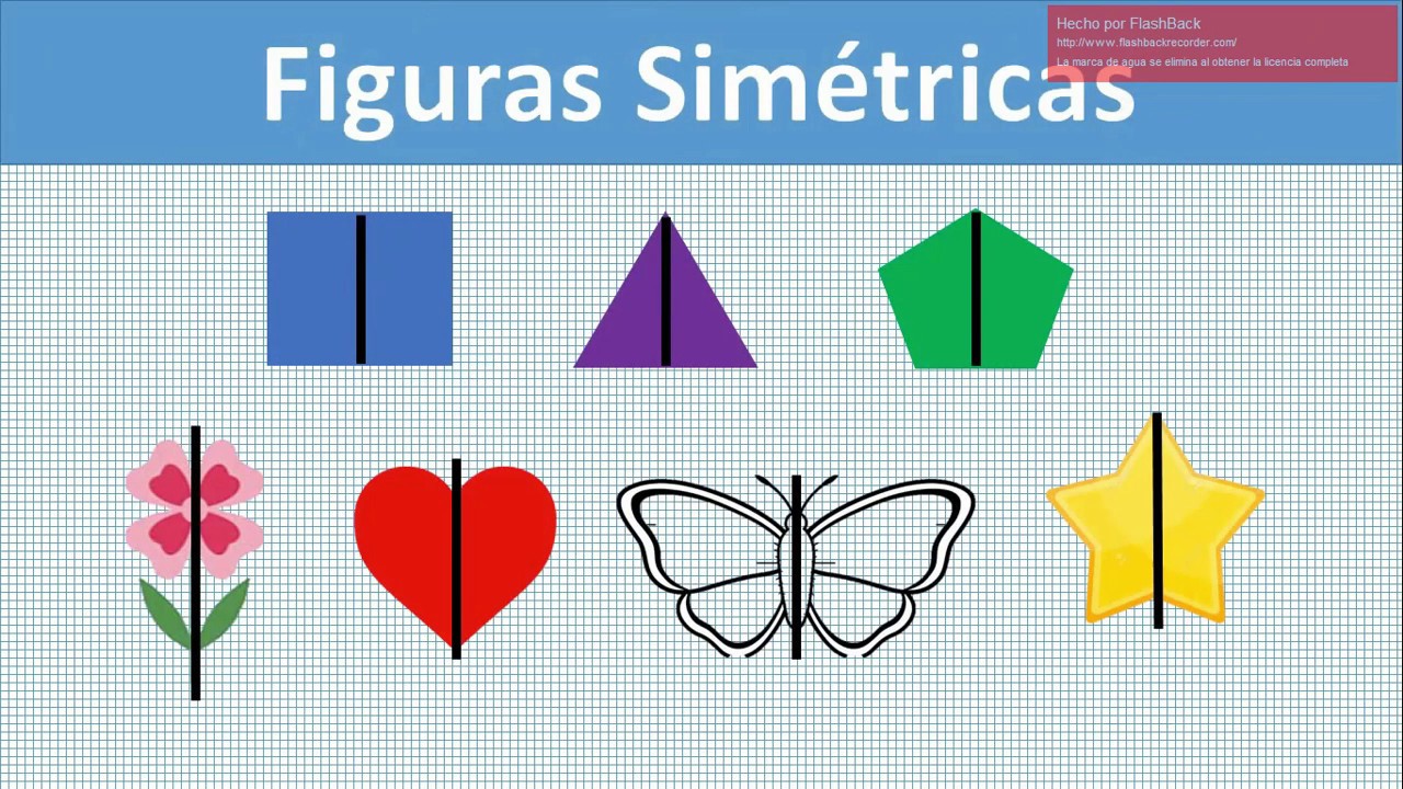 Figuras Simétricas Video Educativo Para Niños Youtube