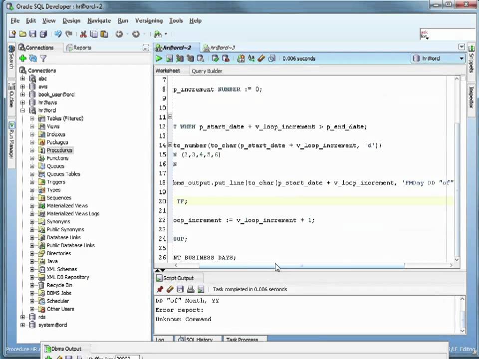 Oracle Pl Sql Tutorial Loops Part 1 Youtube