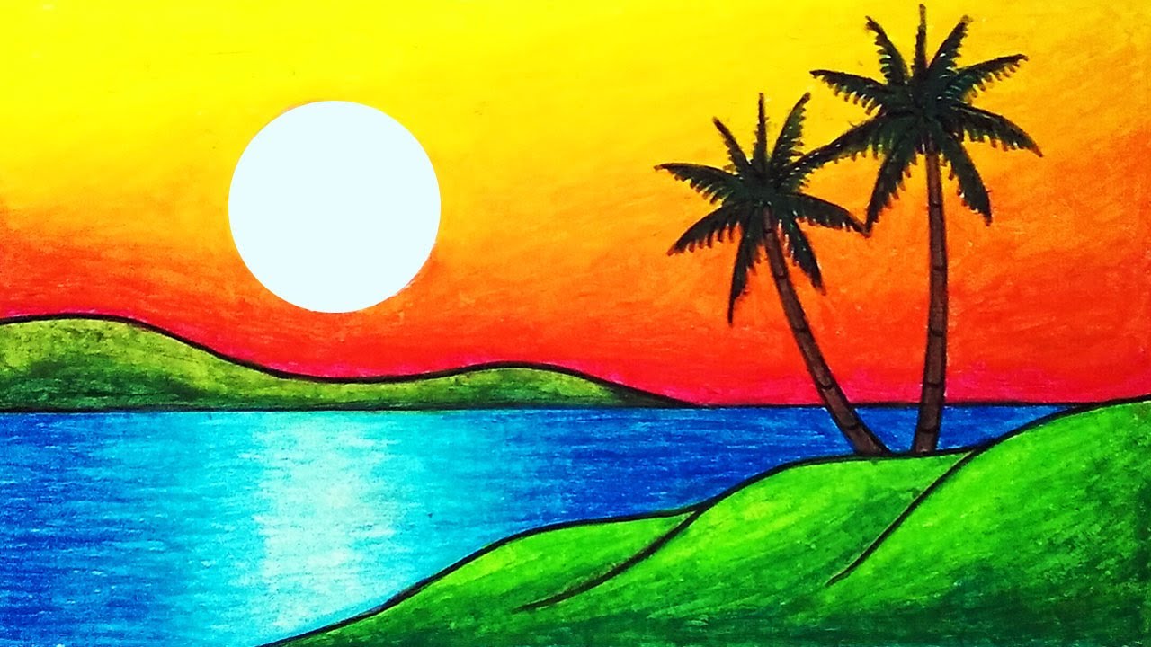 How To Draw Easy Scenery