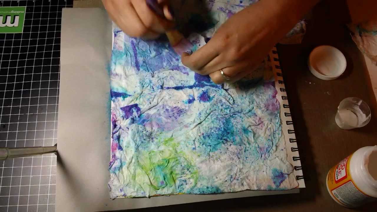 Art Journal From Trash To Texture Youtube