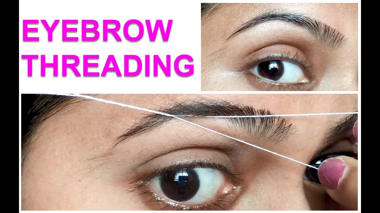 Diy How To Do Eyebrow Threading At Home Simple Easy Eyebrow