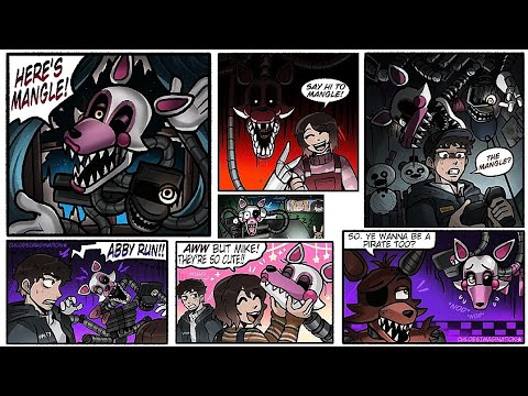 Mangle Moments In The Fnaf 2 Movie With Mike Vanessa Abby And Foxy
