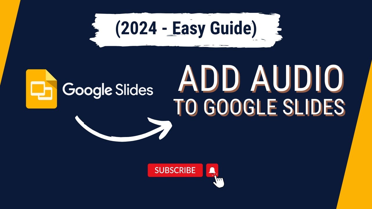 How To Add Audio To Google Slides 2024 Youtube