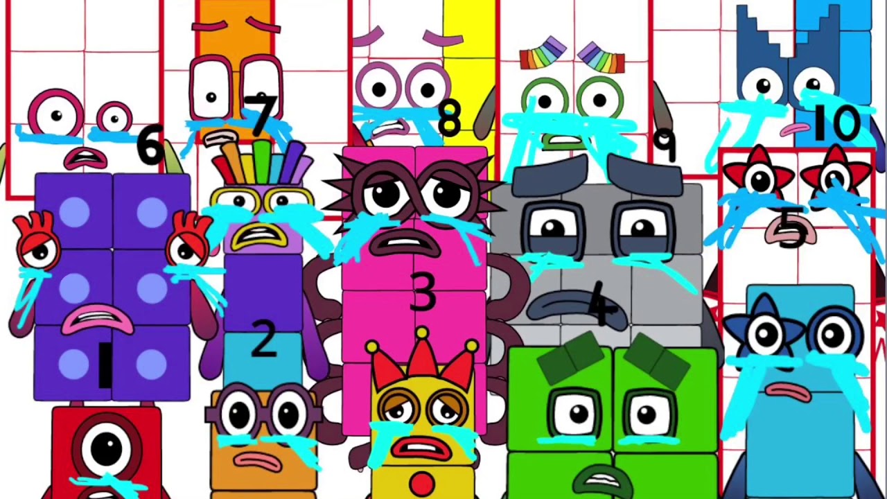 Numberblocks Crying Poor Guys Youtube