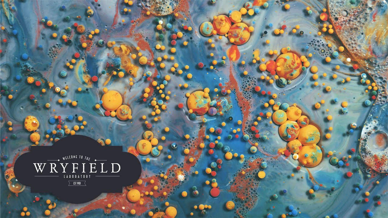 Visual Asmr Acrylic Paint Bubbles 4k Youtube