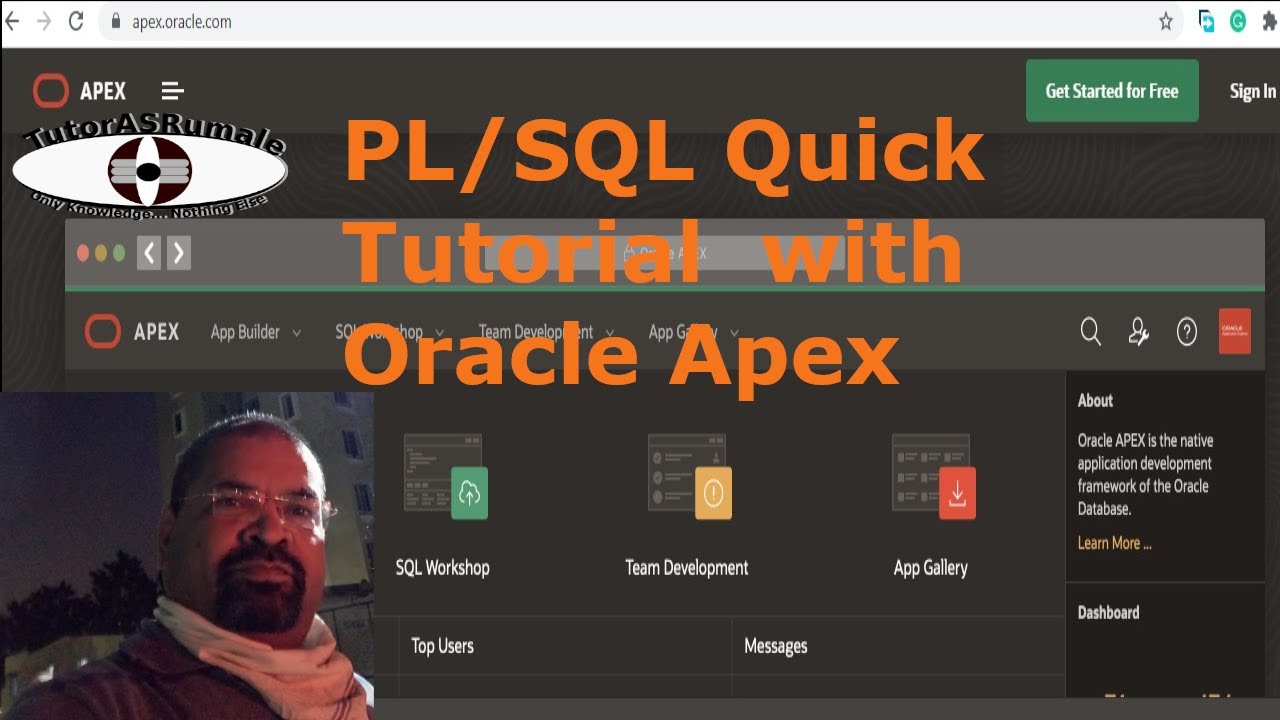 Practical Dbms Oracle Apex For Pl Sql Youtube
