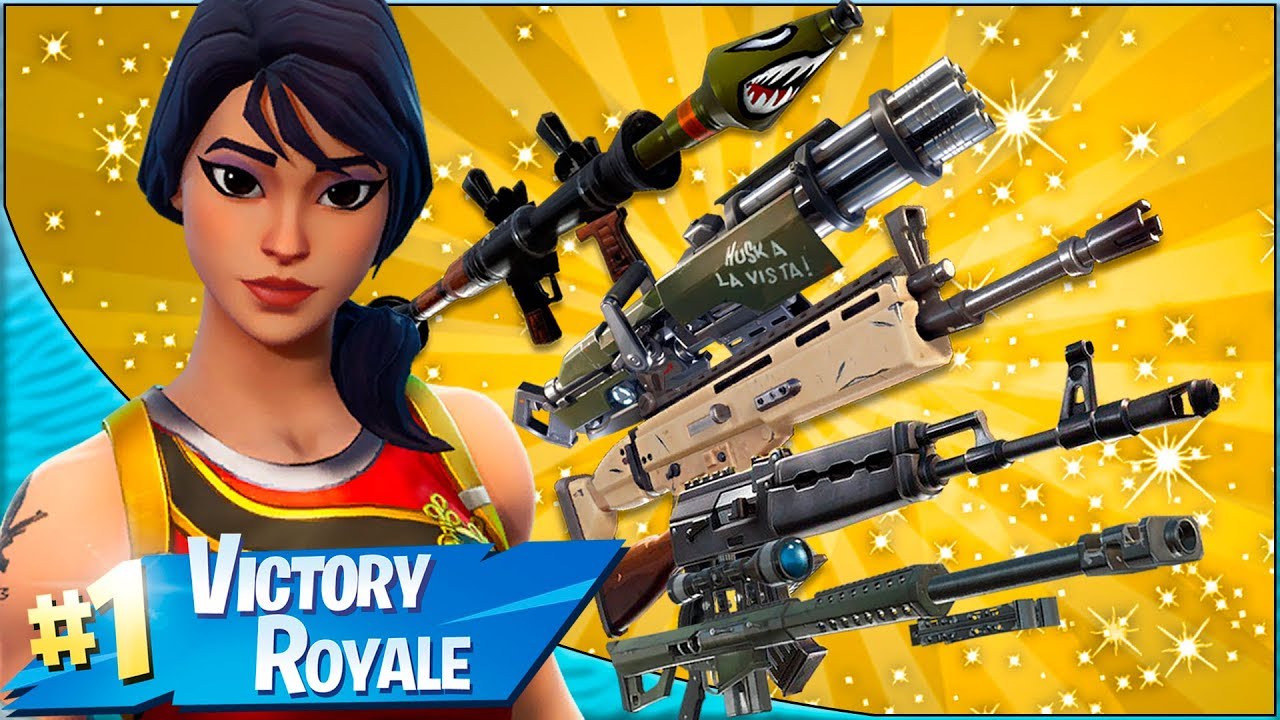 Legendary Guns Only Challenge Dansk Fortnite Youtube