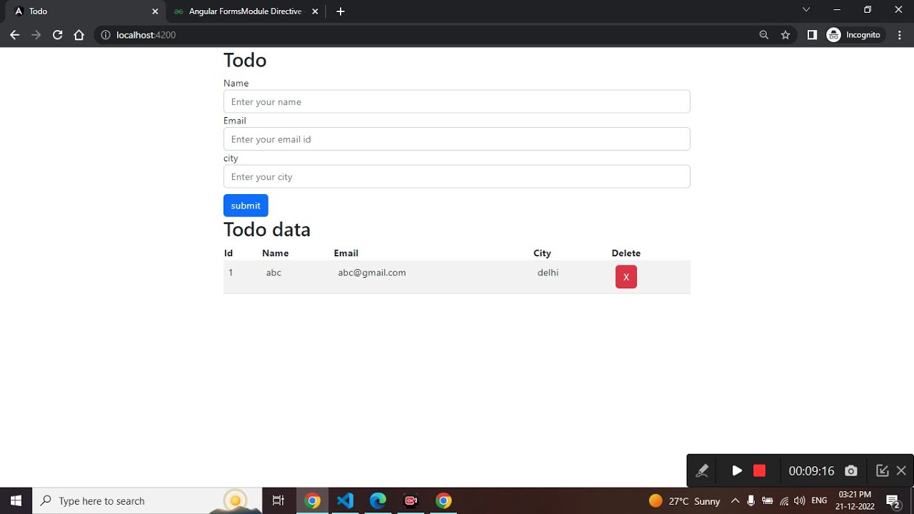 Angular Todo List Youtube