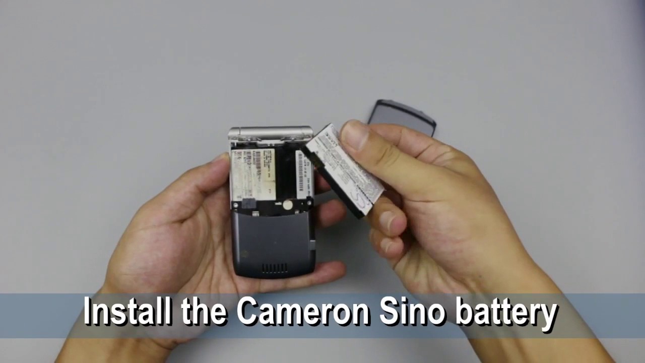 Motorola Razr V3 Battery Replacement Instructions By Batteryupgrade
