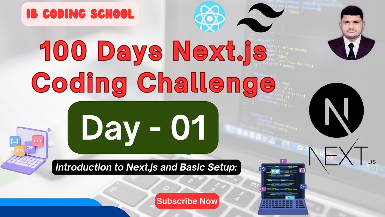 Day 01 100 Days Of Next Js Coding Challenge Nextjs Reactjs